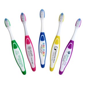 Bulk custom child Thumb Grip toothbrush