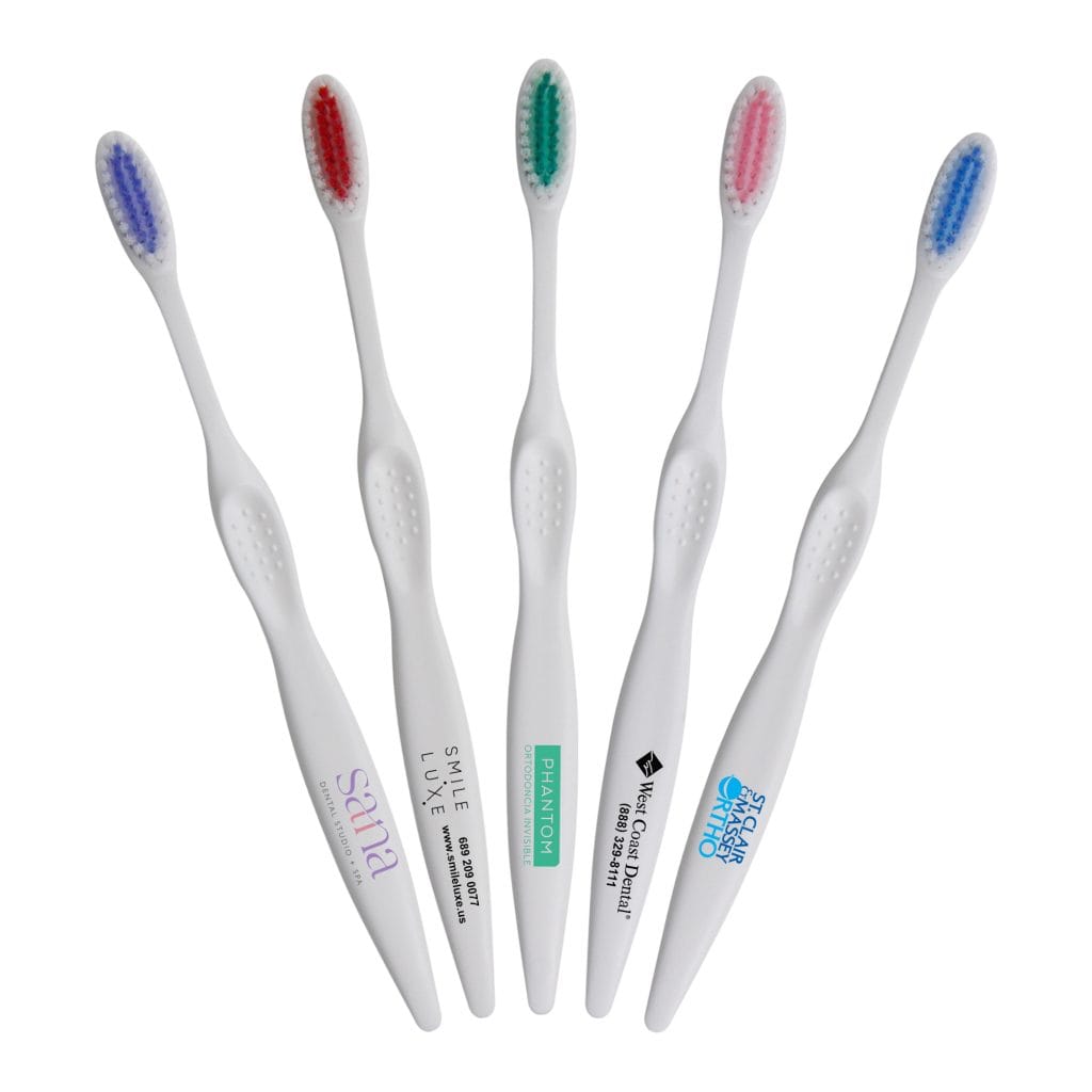 Bulk personalized Rubber Grip toothbrushes