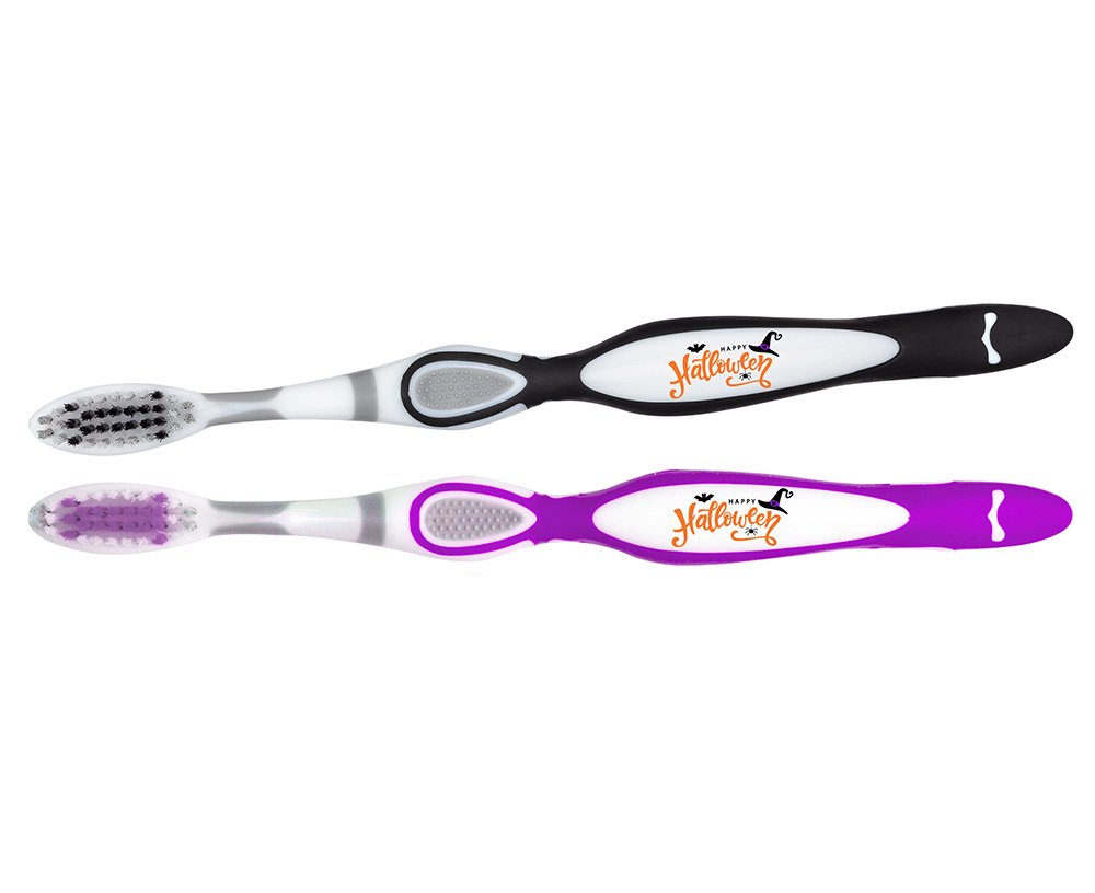 Personalized Halloween Toothbrush With Logo For Adults | Tess Oral Health