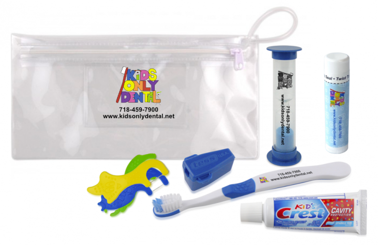 Bulk personalized child dental kits