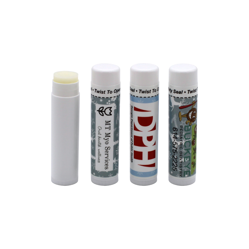 Bulk personalized lip balms | Tess Oral Health