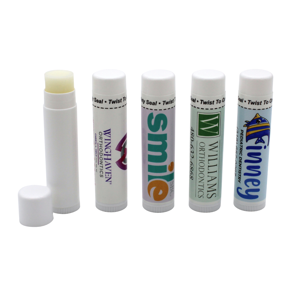 Personalized Bulk Lip Balms | Tess Oral Health | Promotional Lip Balm