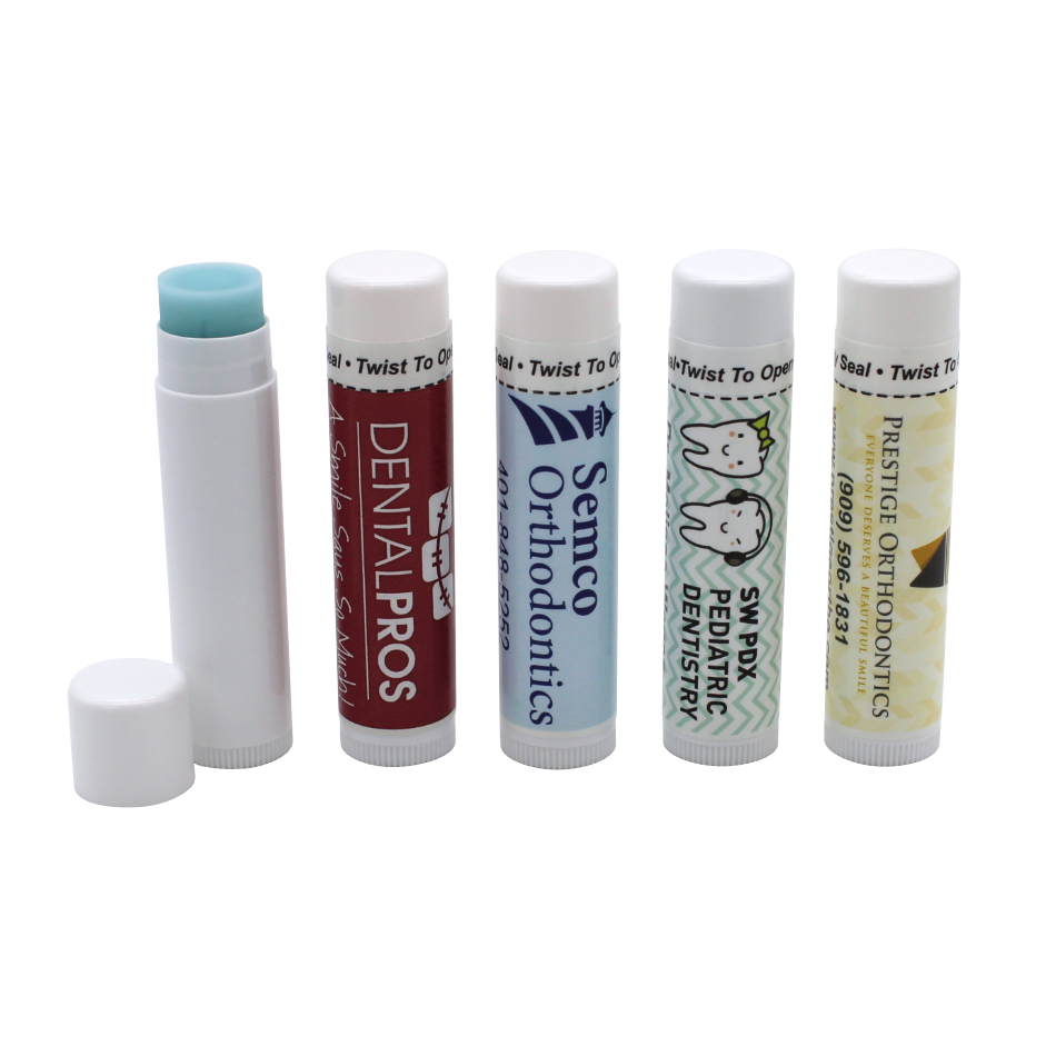 Bulk personalized lip balms | Tess Oral Health