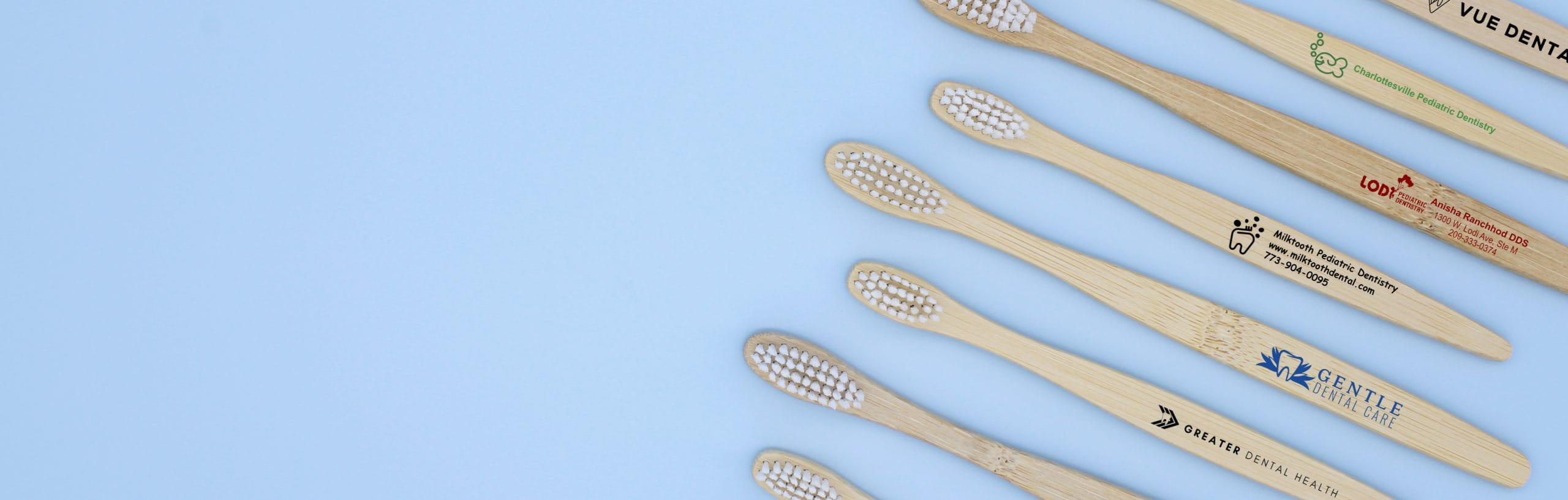 Personalized Bulk Bamboo Toothbrushes